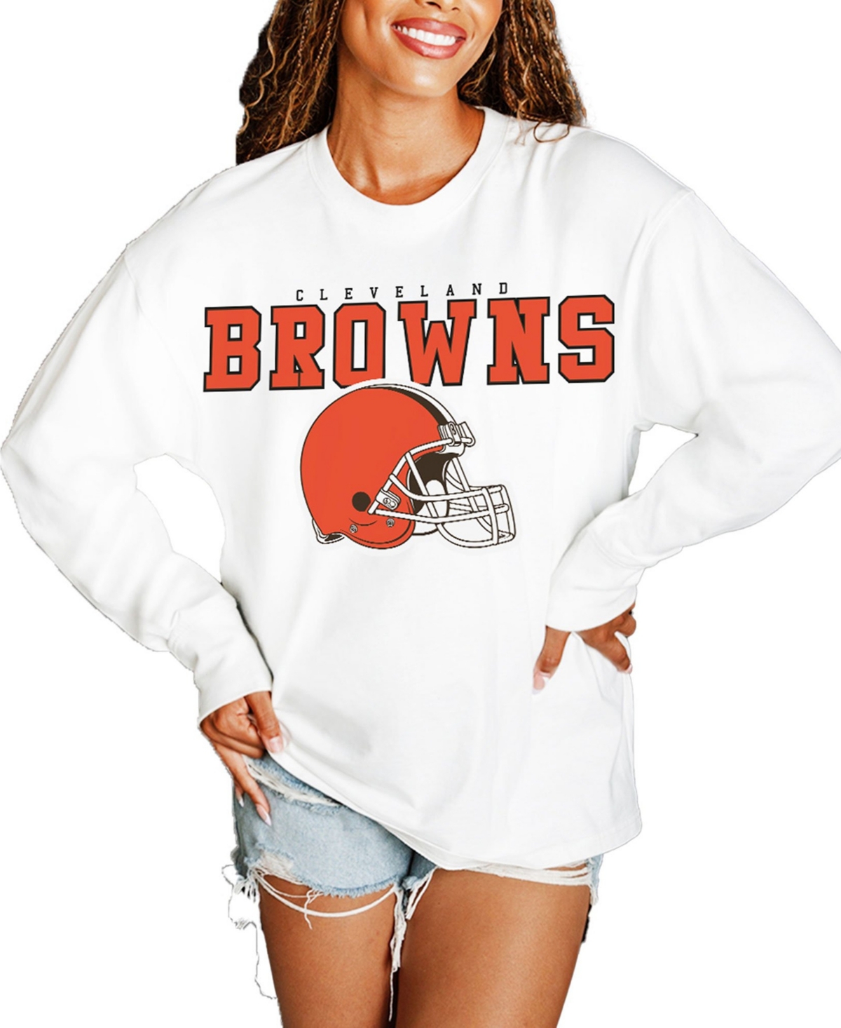 Click here for Gameday Couture Womens White Cleveland Browns Big... prices