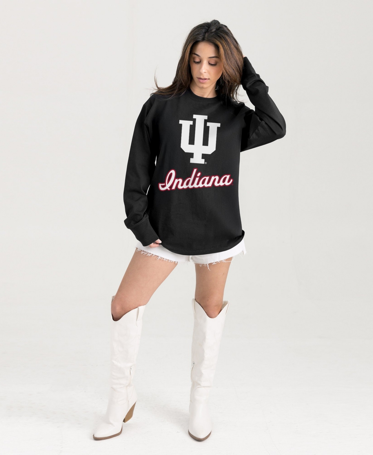 Click here for Gameday Couture Womens Black Indiana Hoosiers Over... prices