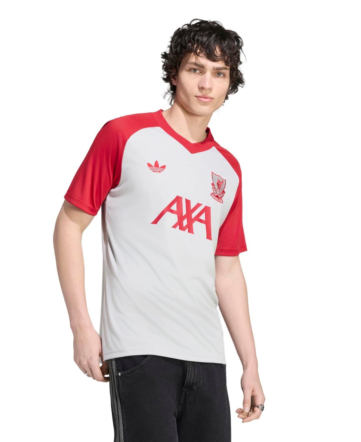 Click here for Adidas Mens Gray/Red Liverpool 2026/27 Away Pre-Ma... prices