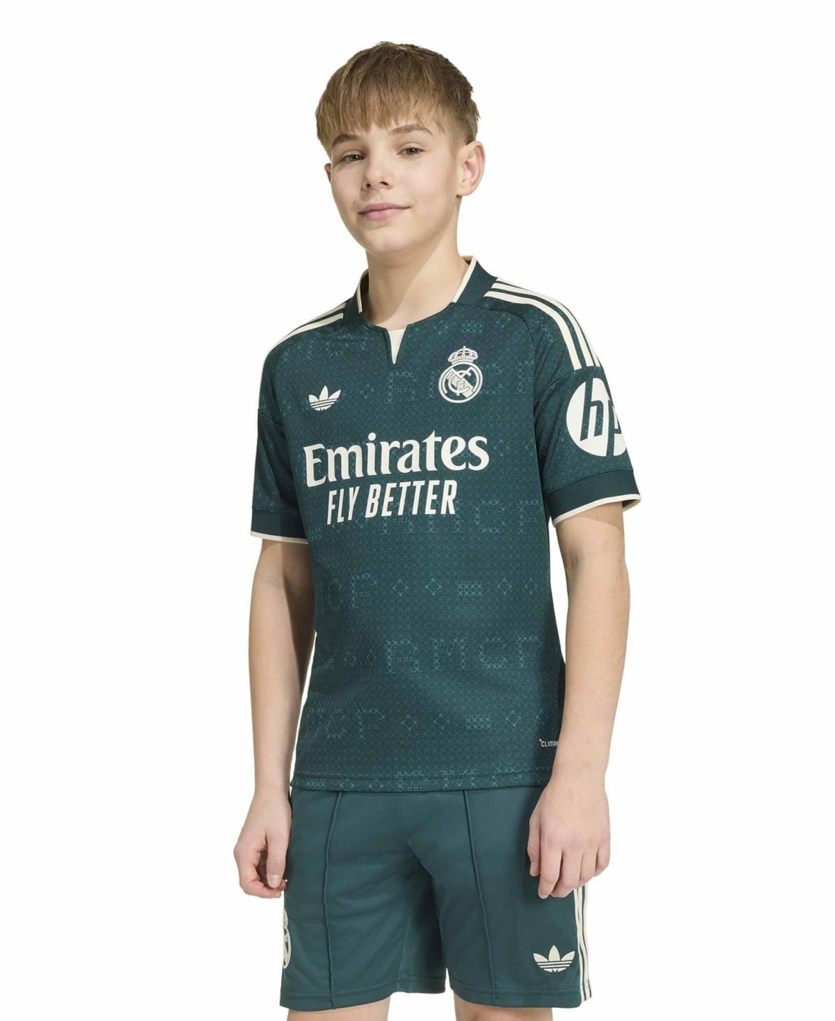 Click here for Adidas Big Boys and Girls Green Real Madrid 2026/2... prices