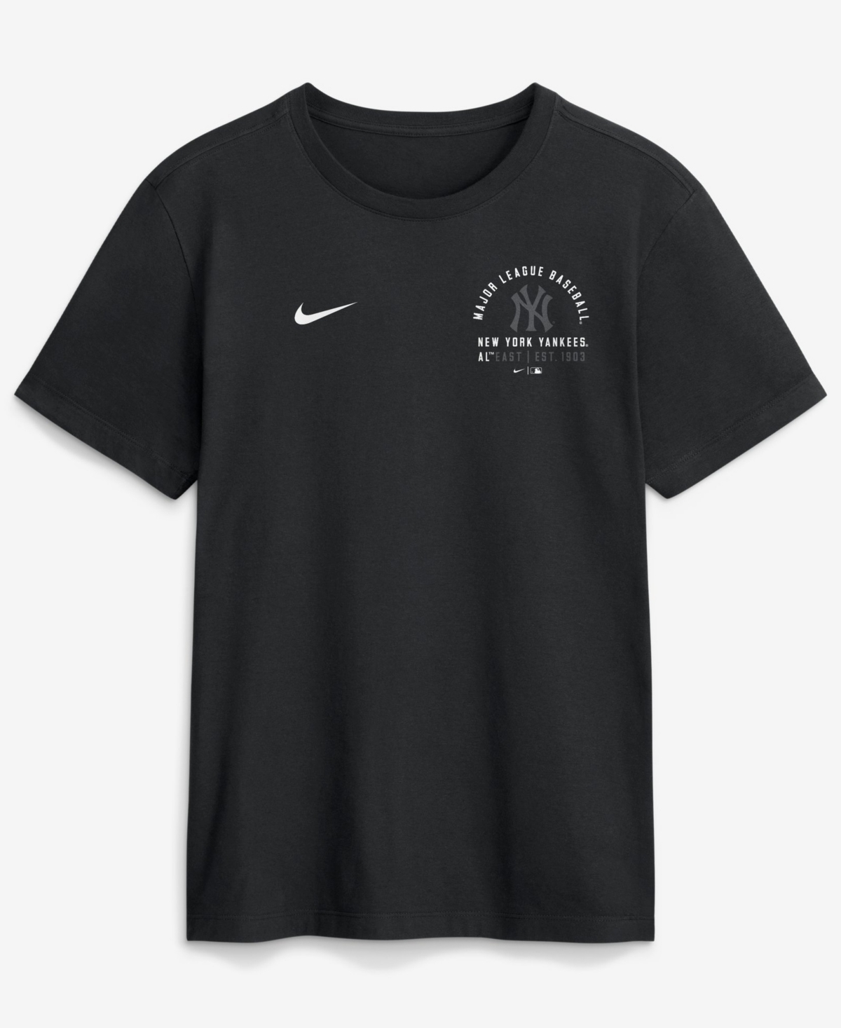 Click here for Nike Mens Black New York Yankees Split Logo T-Shir... prices