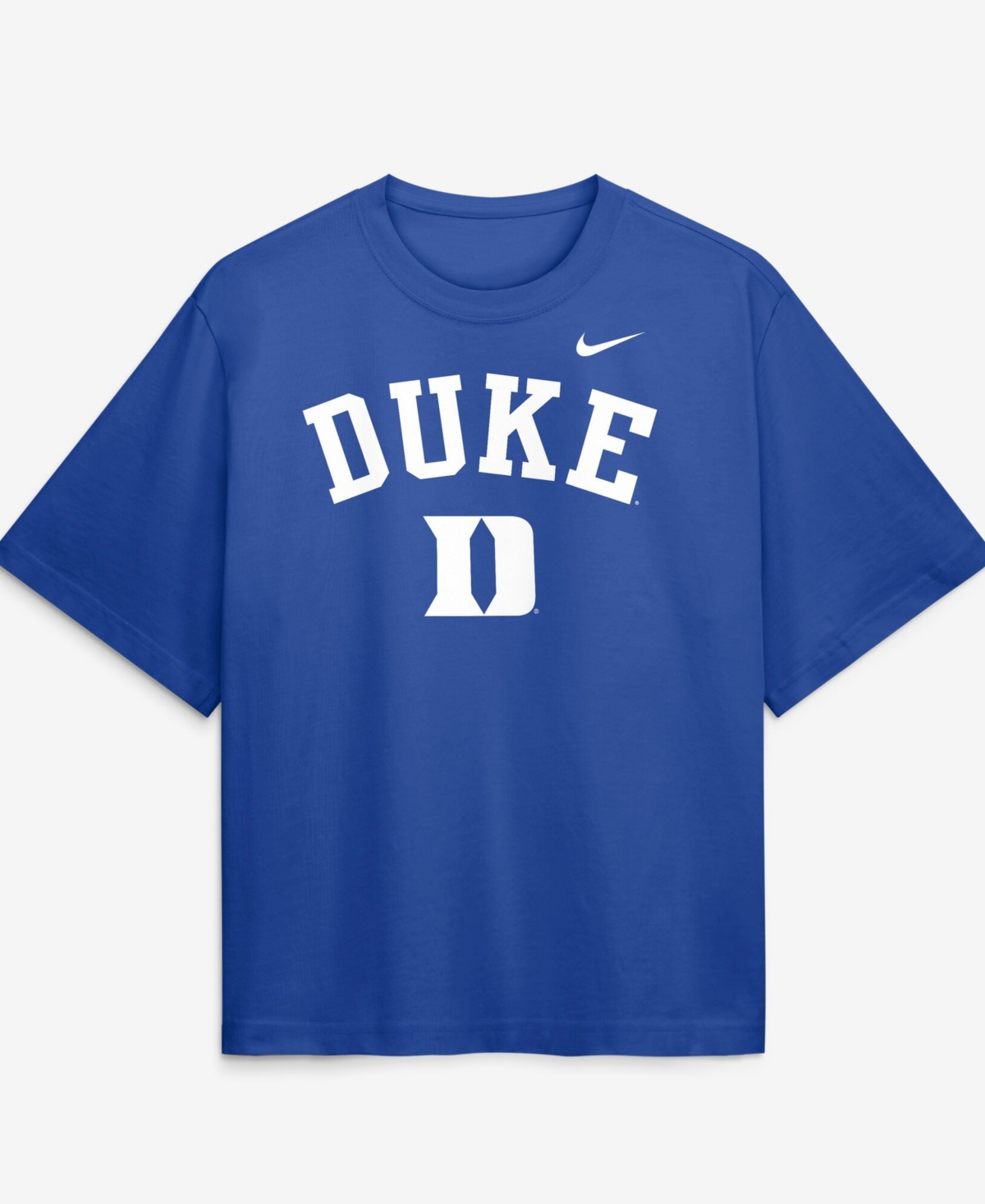Click here for Nike Womens Royal Duke Blue Devils Arch Logo Boxy... prices