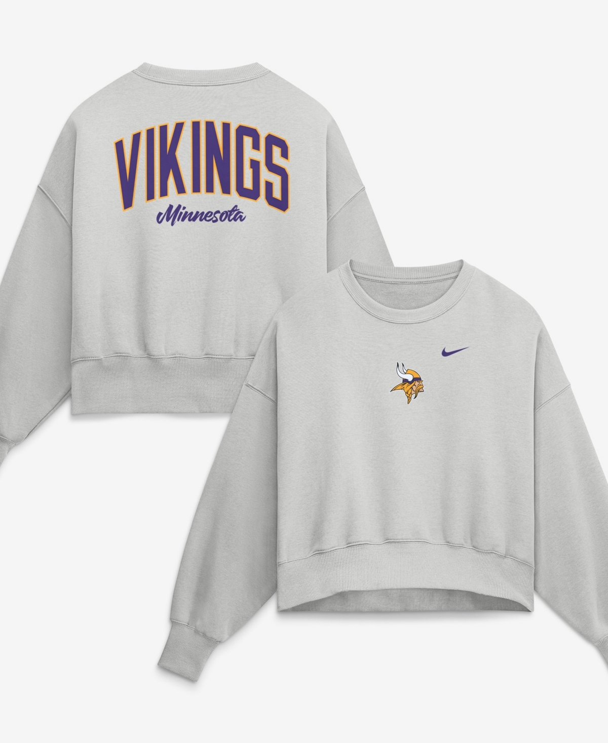 Click here for Nike Womens Gray Minnesota Vikings Oversized Prime... prices