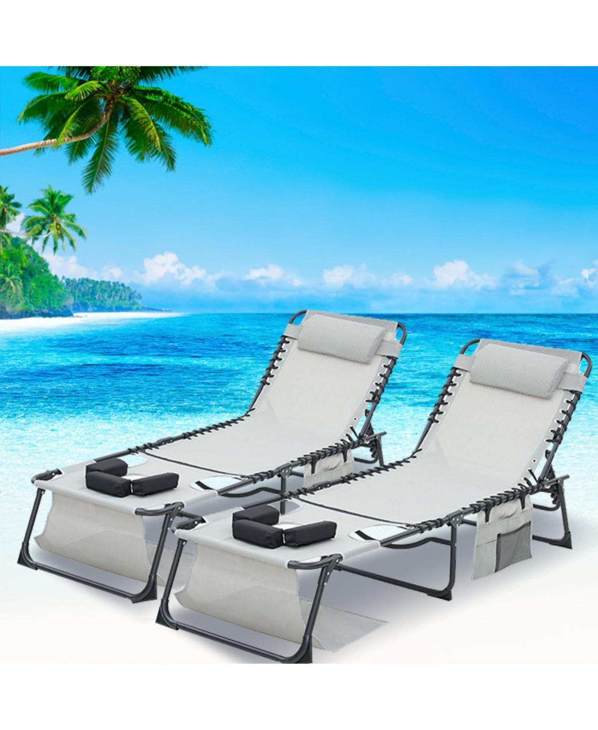 Click here for ECHTPeak Face Down Chaise Outdoor Recliner Chair... prices