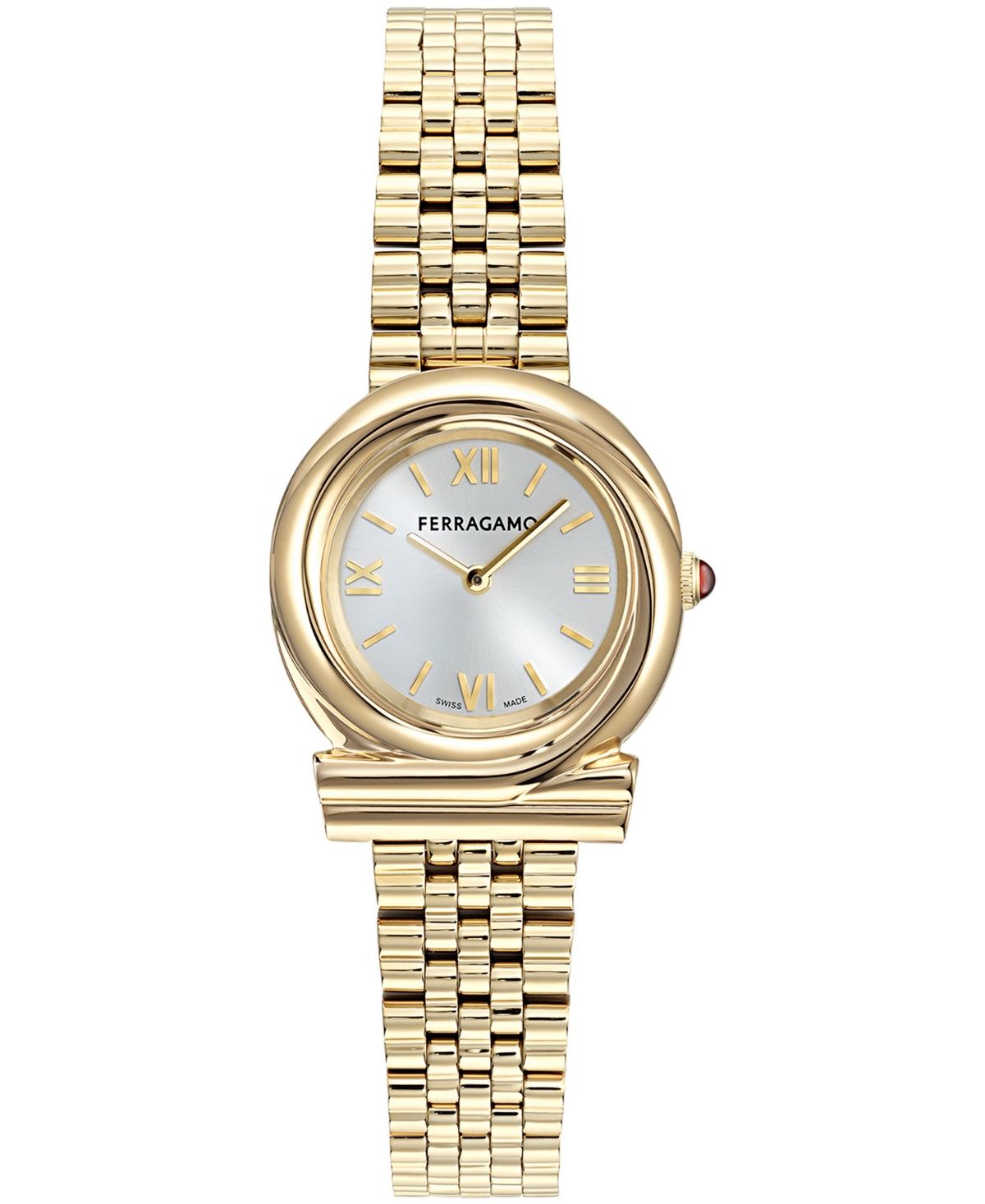 Click here for Ferragamo Womens gold-tone Bracelet Watch 28mm - G... prices