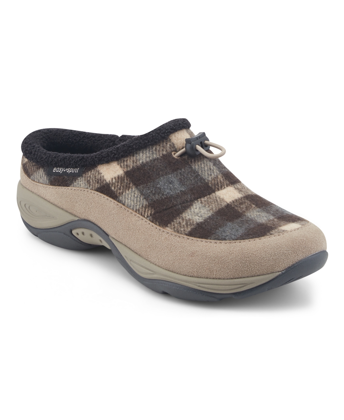 Click here for Easy Spirit Womens Enola Cozy Slip-On Mules - Brow... prices