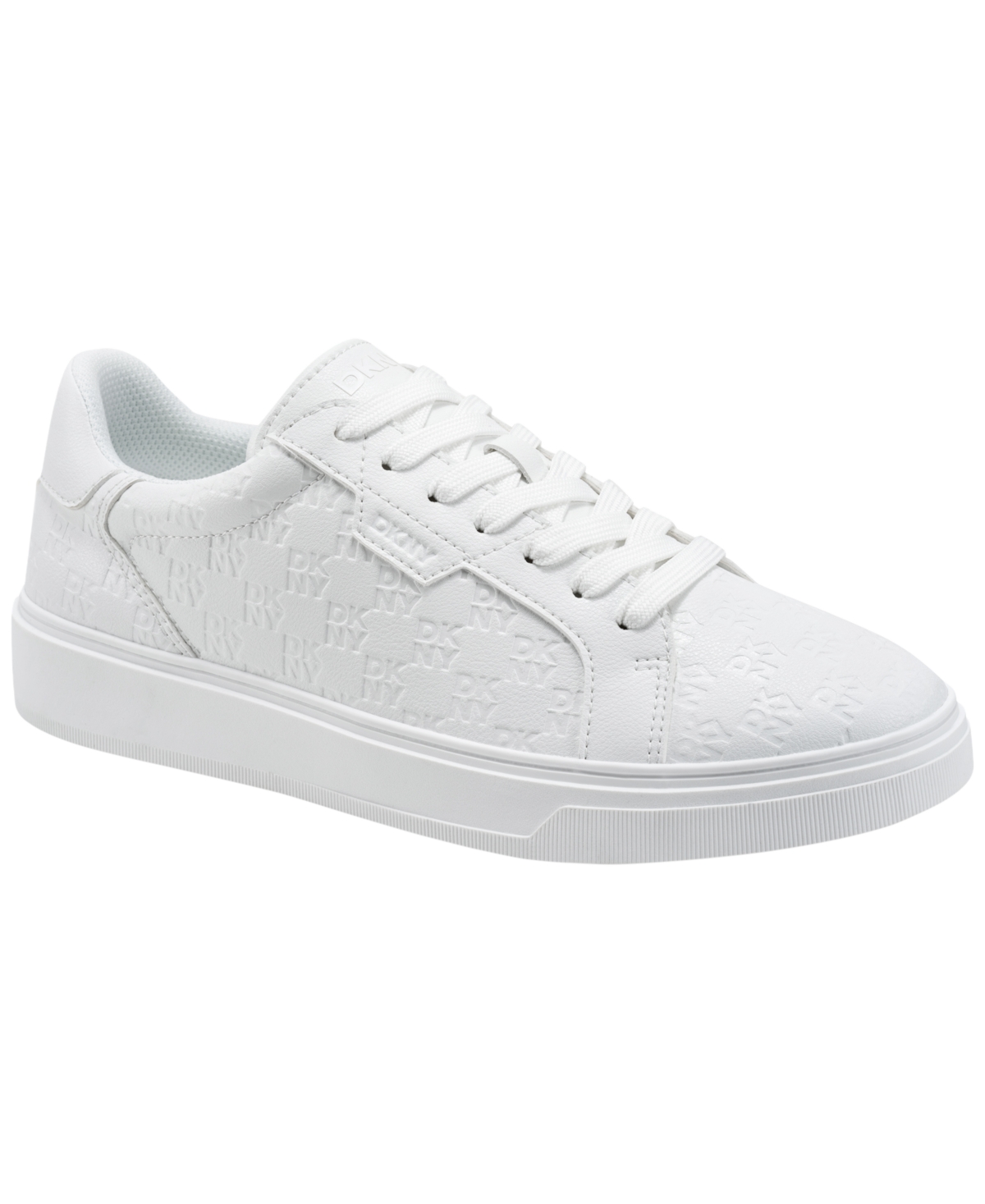 Click here for Dkny Mens Ward Low-Top Sneakers - White prices