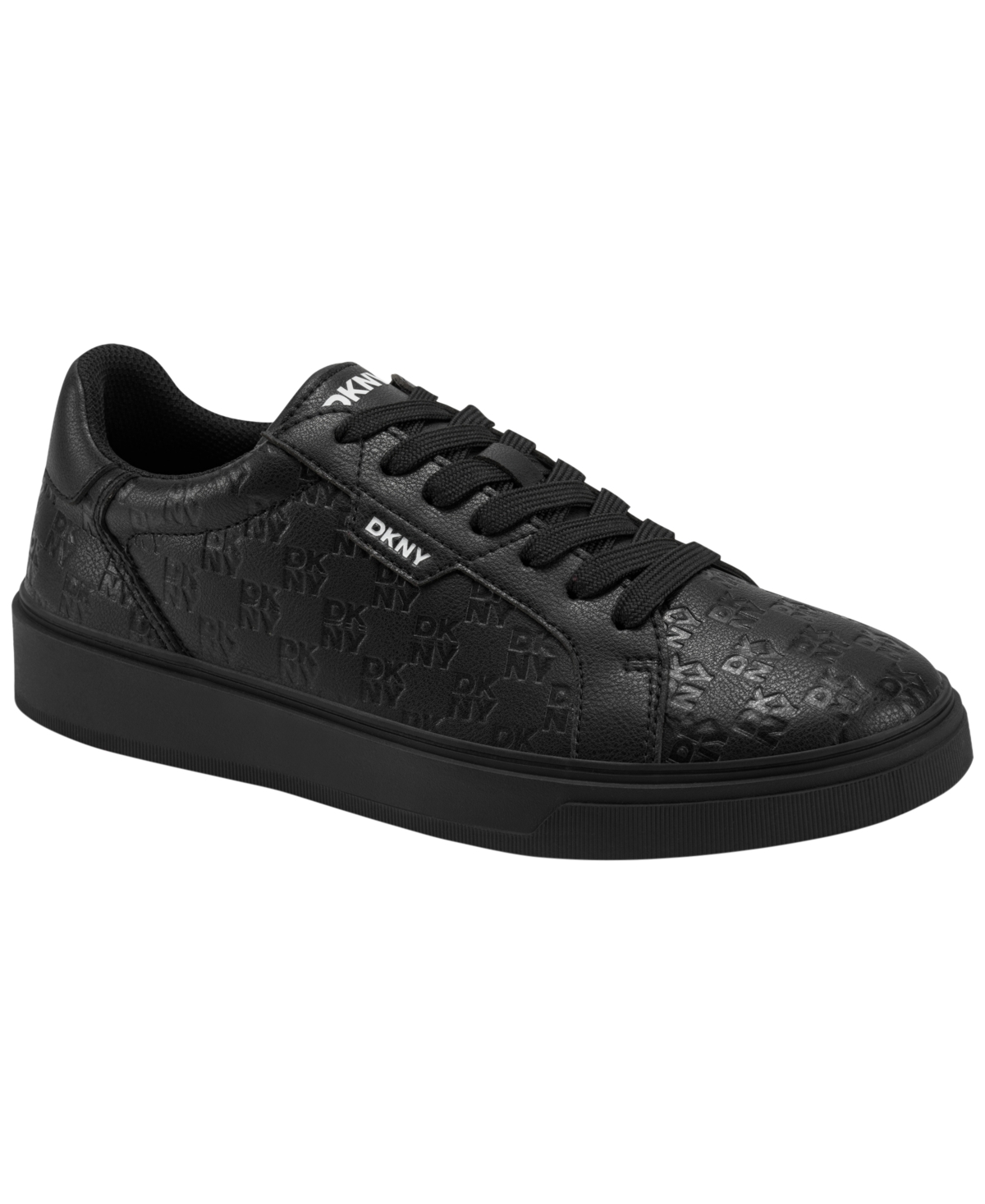 Click here for Dkny Mens Ward Low-Top Sneakers - Black prices