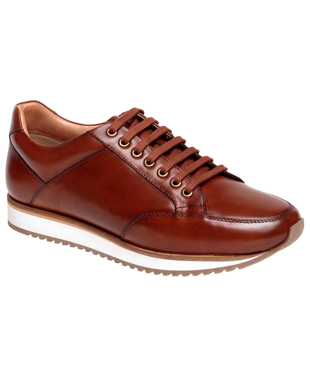Click here for A. Veer Mens Brooklyn Sneakers - Tan Leather prices