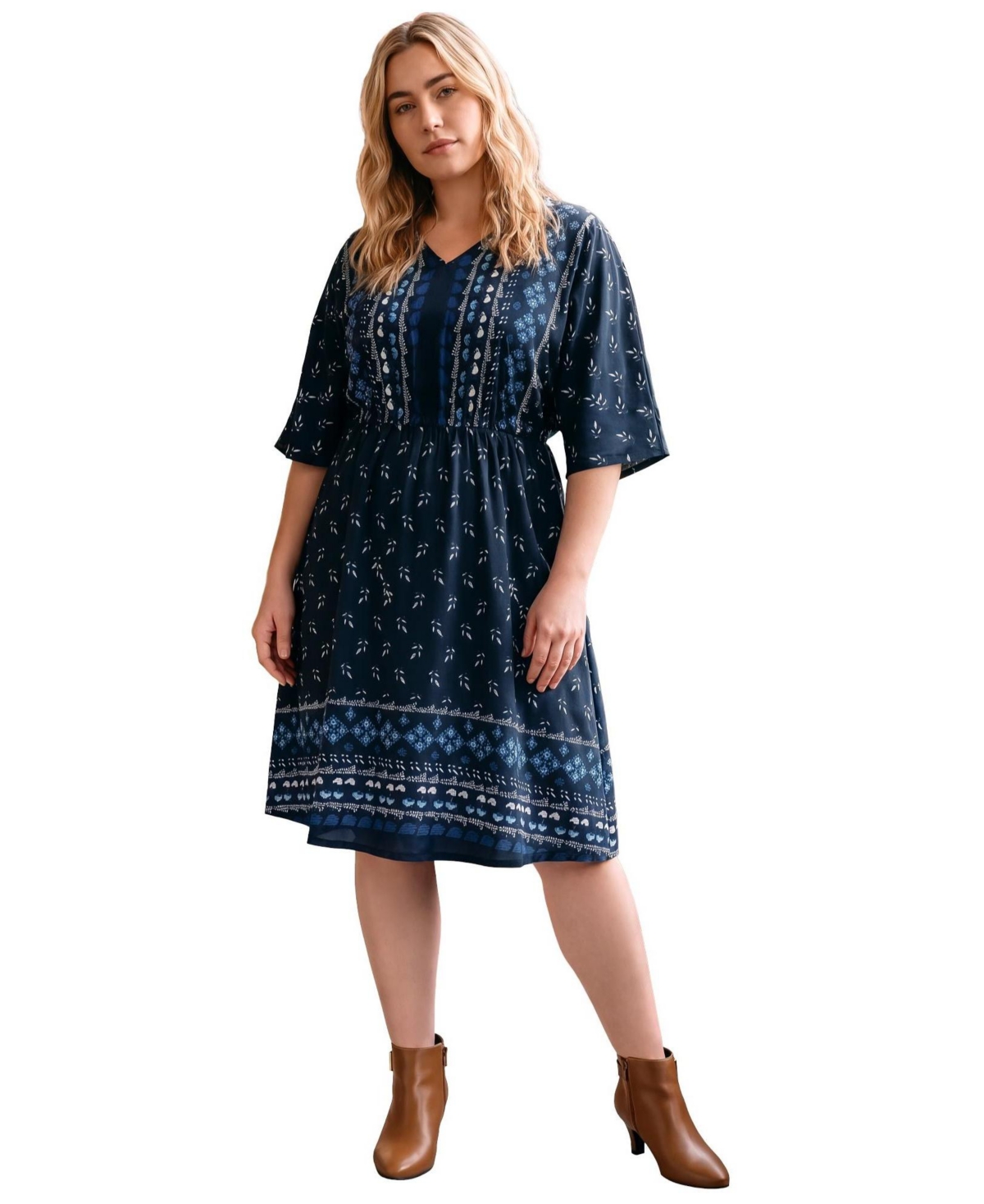 Click here for Avenue Womens Juliette Satin Dress - Navy paisley... prices