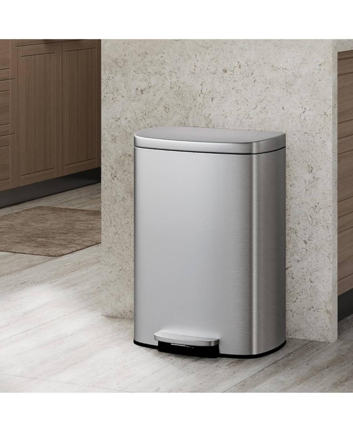 Click here for gaomon 13 Gal Stainless Steel Step-On Garbage Bin... prices