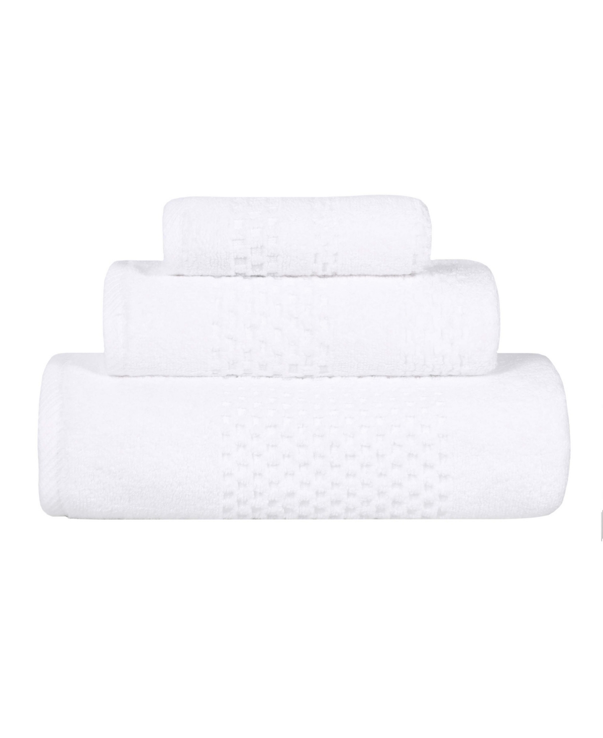 Click here for Superior Playa Cotton 3-Piece Towel Set - White prices