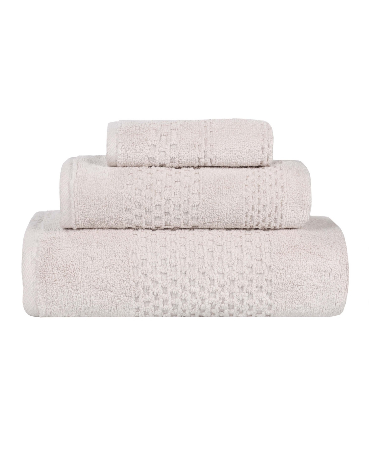 Click here for Superior Playa Cotton 3-Piece Towel Set - Silver prices