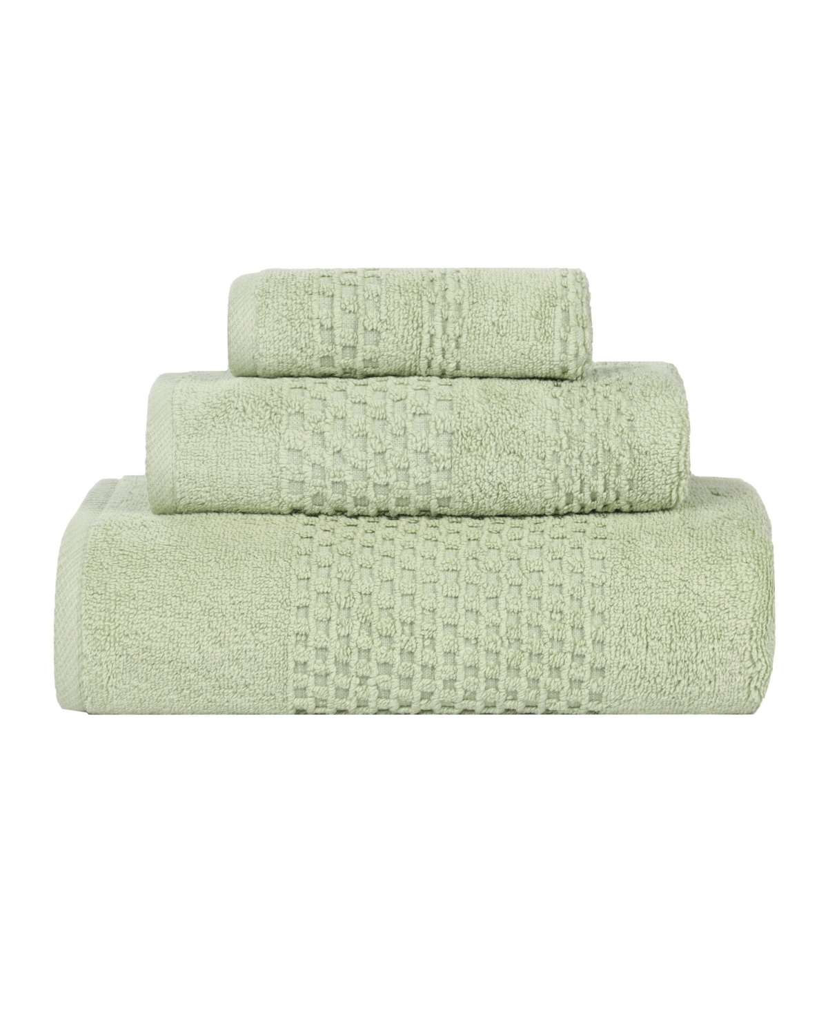 Click here for Superior Playa Cotton 3-Piece Towel Set - Green prices