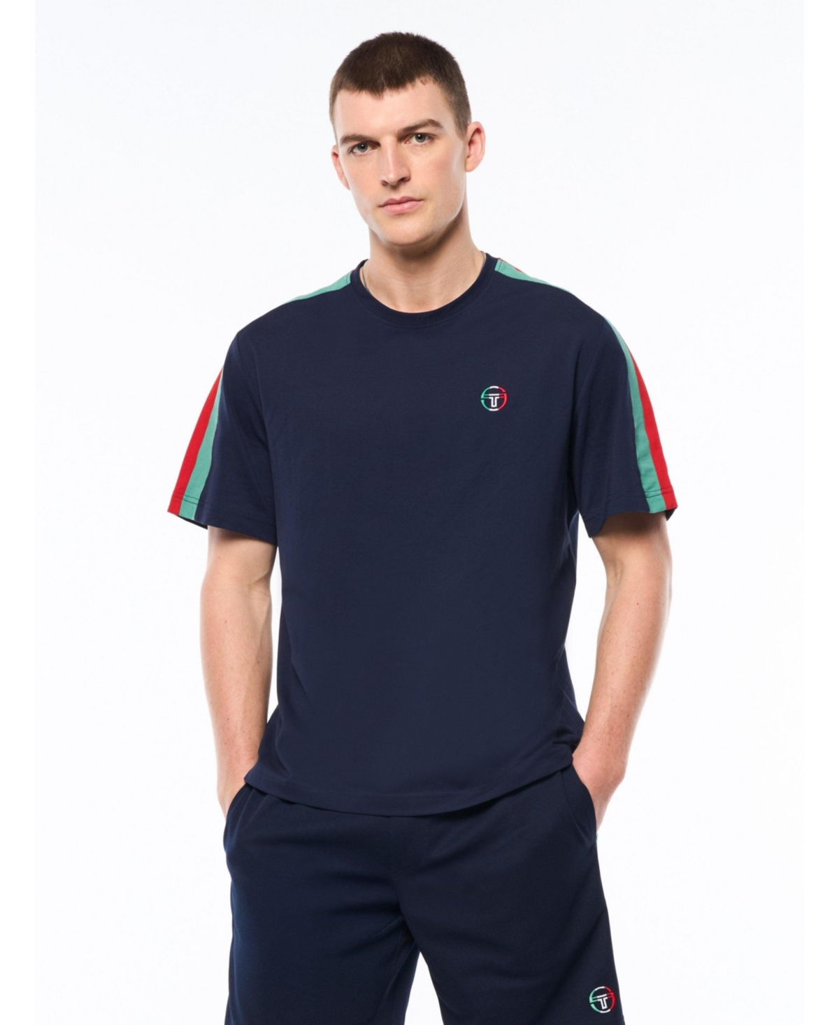 Click here for Sergio Tacchini Mens Eredita T-Shirt - Maritime bl... prices