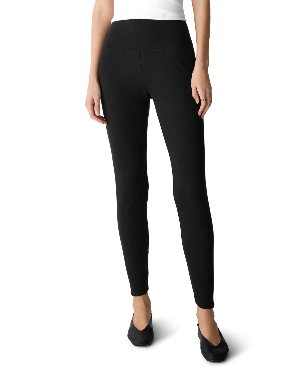 Click here for Eileen Fisher Womens Fleece-Lined High-Waisted Ank... prices