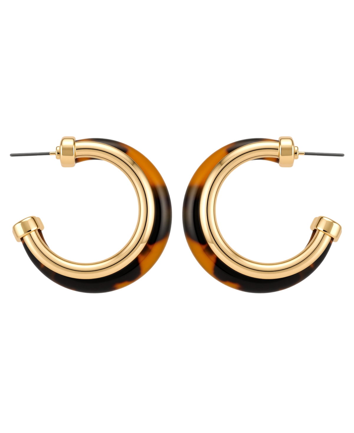Click here for Guess Gold-Tone Tortoise Hoop Earrings - Gold prices