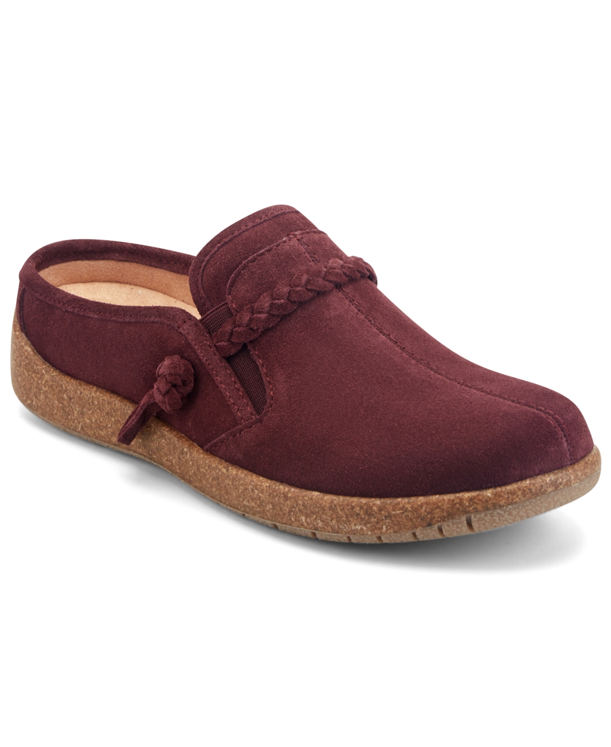 Click here for Earth Womens Rosalin Suede Braided Slip-On Clogs -... prices