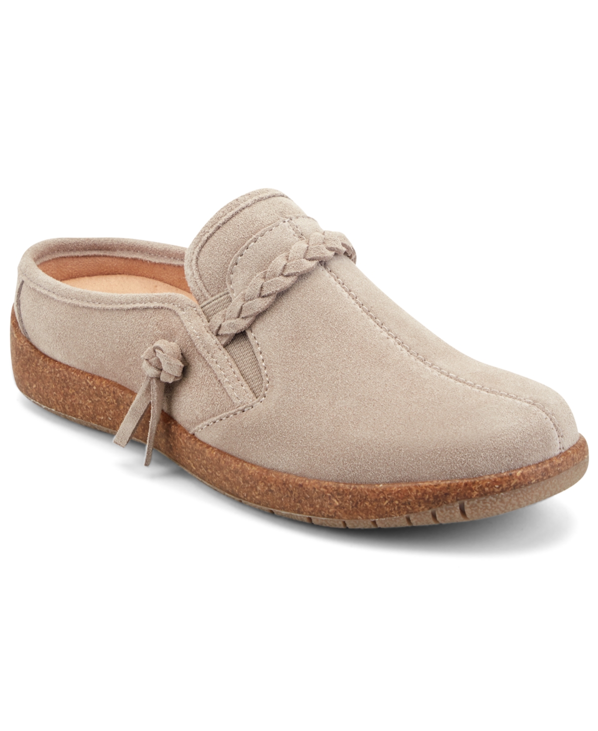 Click here for Earth Womens Rosalin Suede Braided Slip-On Clogs -... prices