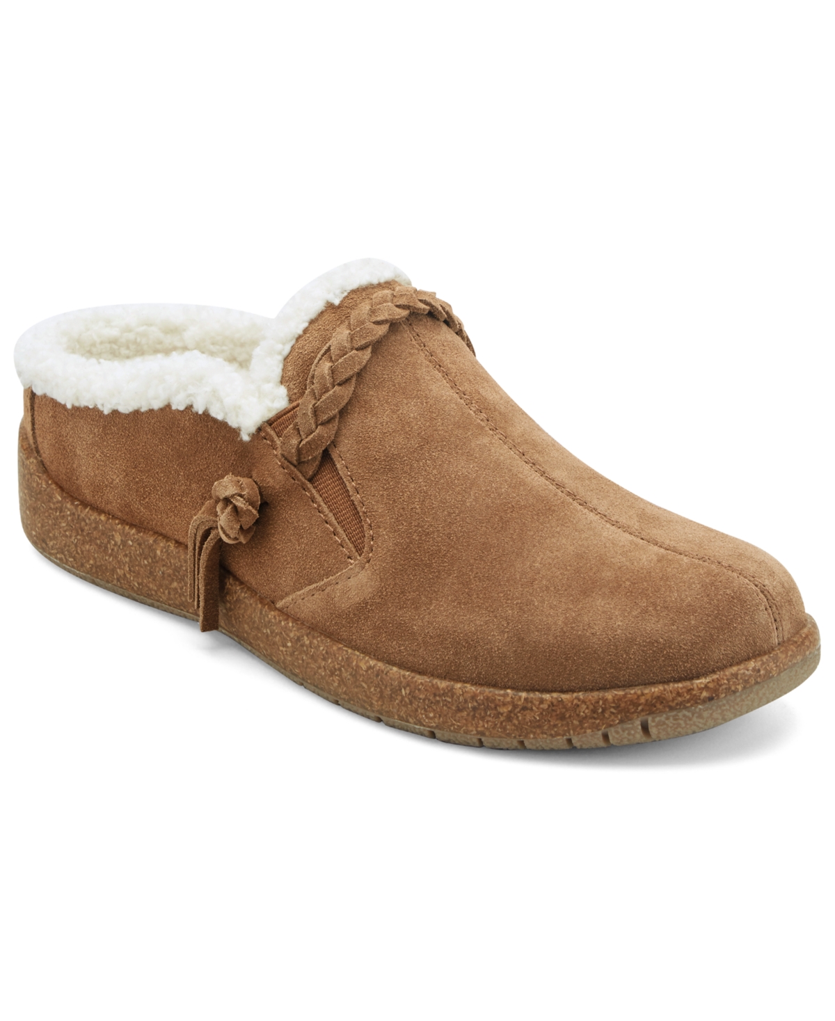 Click here for Earth Womens Rosalin Suede Braided Slip-On Clogs -... prices