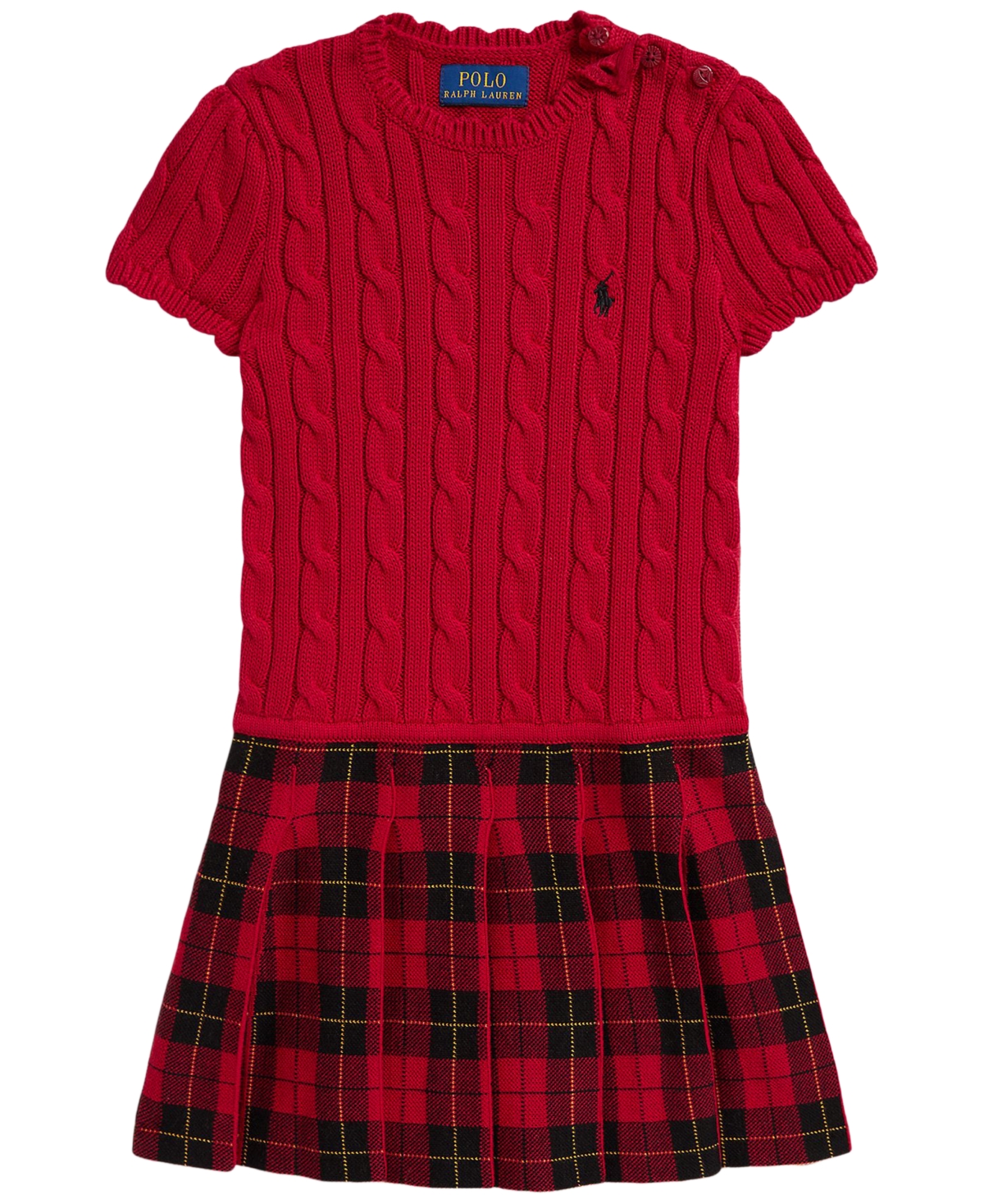 Click here for Polo Ralph Lauren Girls 2T-6X Plaid-Skirt Cotton S... prices