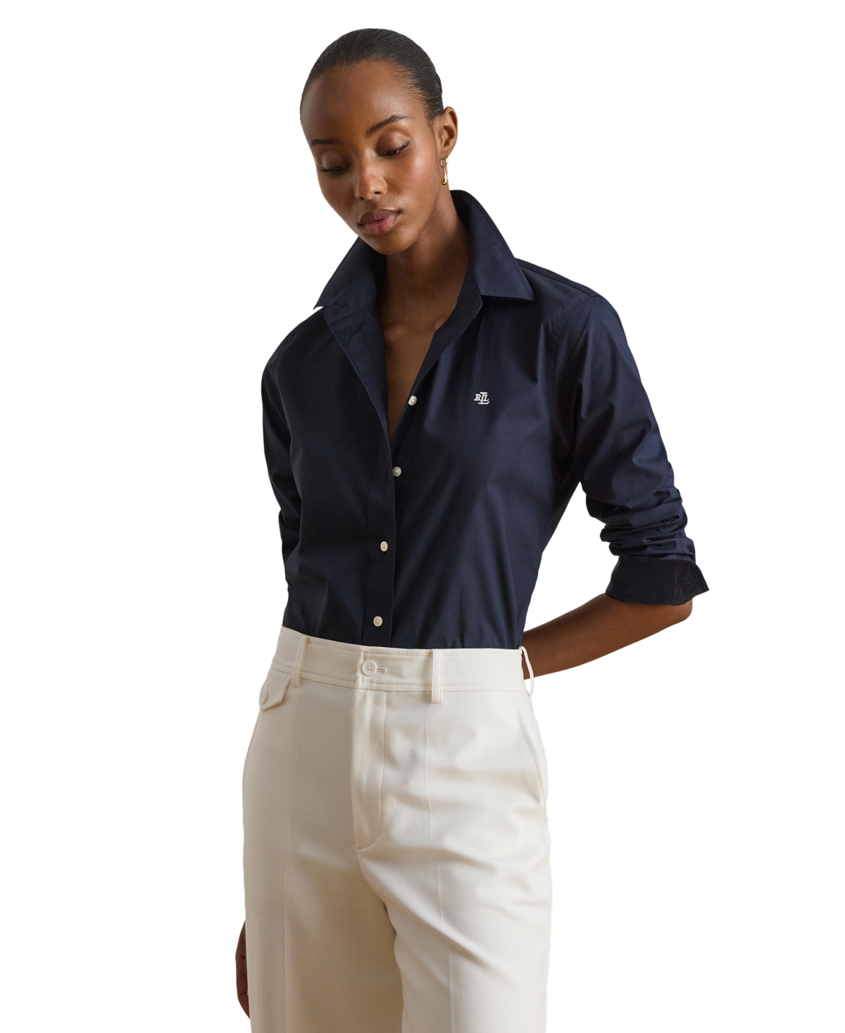 Click here for Lauren Ralph Lauren Non-Iron Straight-Fit Shirt -... prices
