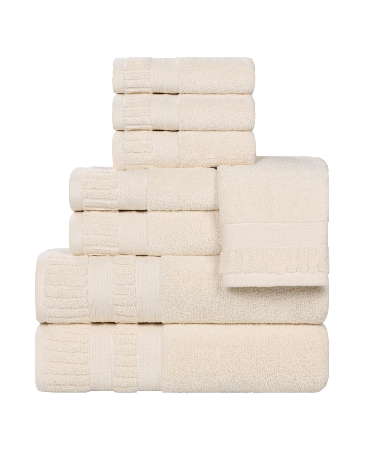 Click here for Superior Venice Cotton 8-Piece Towel Set - Ivory prices
