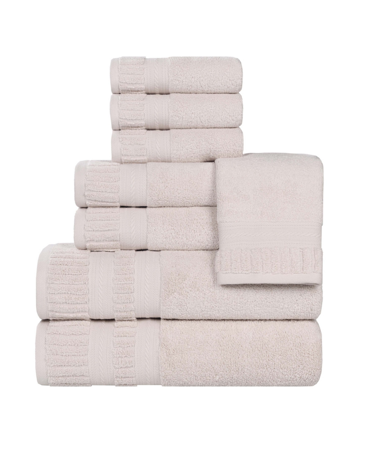 Click here for Superior Venice Cotton 8-Piece Towel Set - Silver prices
