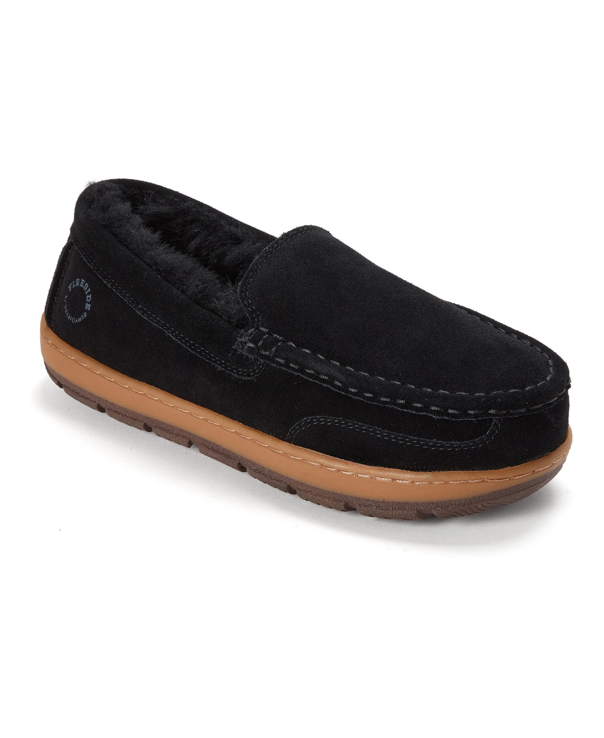 Click here for Dearfoams Fireside by Melbourne Rugged Loafer Wate... prices