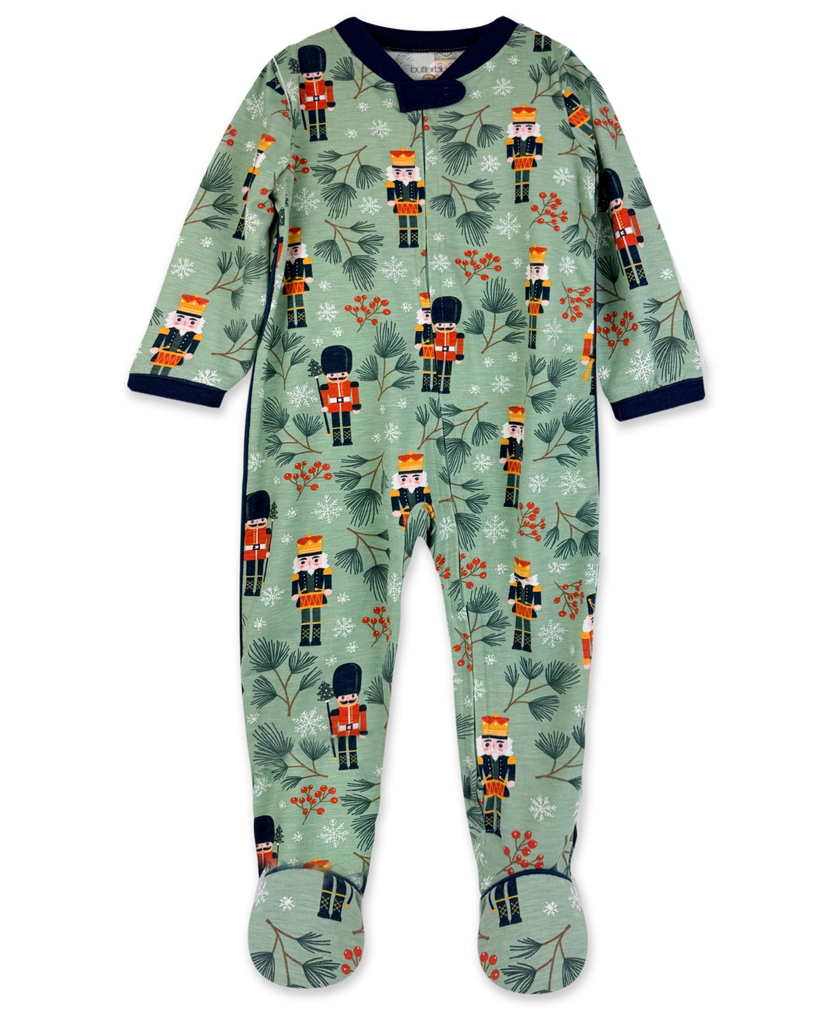 Click here for butterblu Baby Boys Festive Holiday Print Snug-Fit... prices