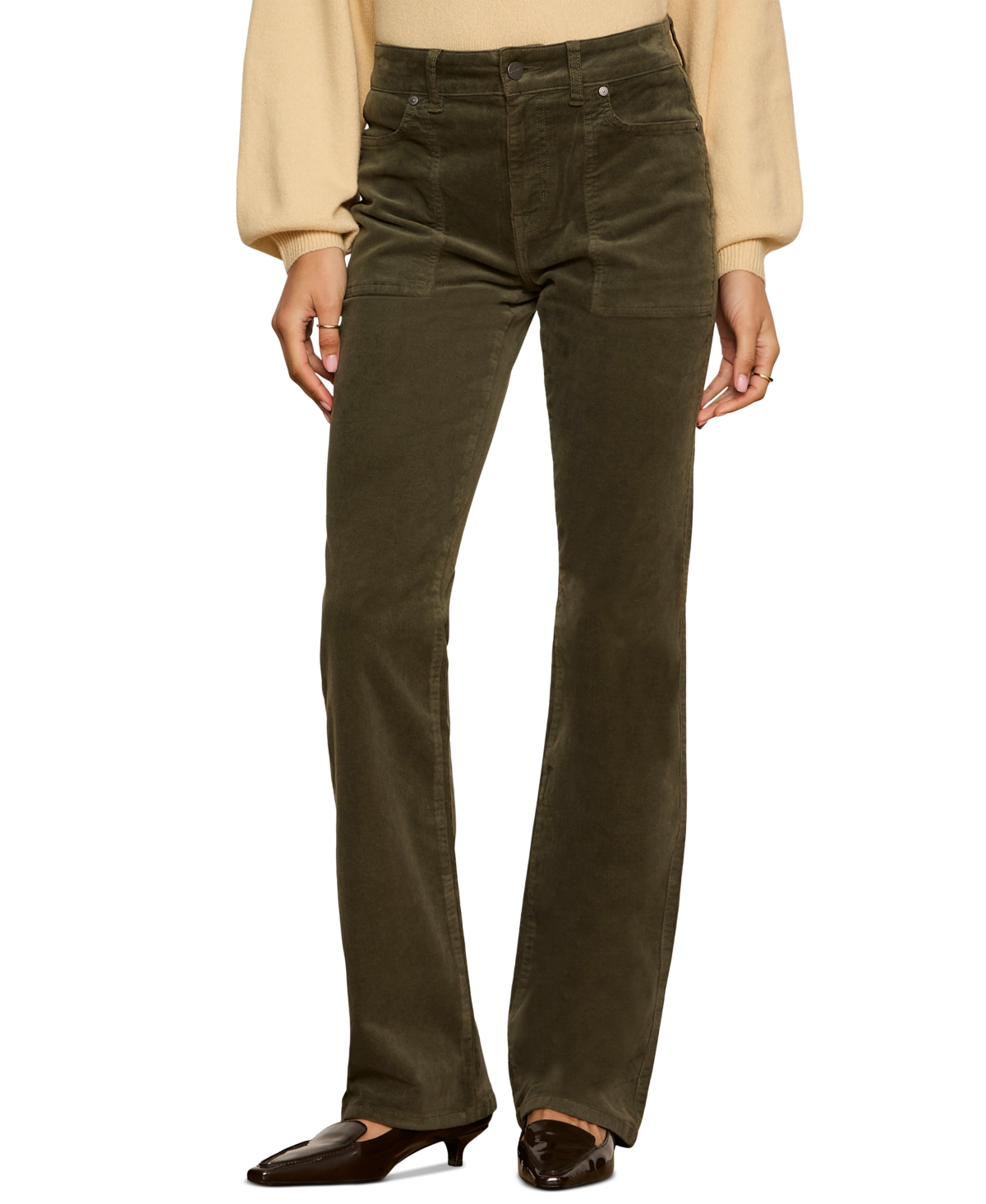Click here for Sanctuary Womens Play Date Corduroy Mid-Rise Bootc... prices