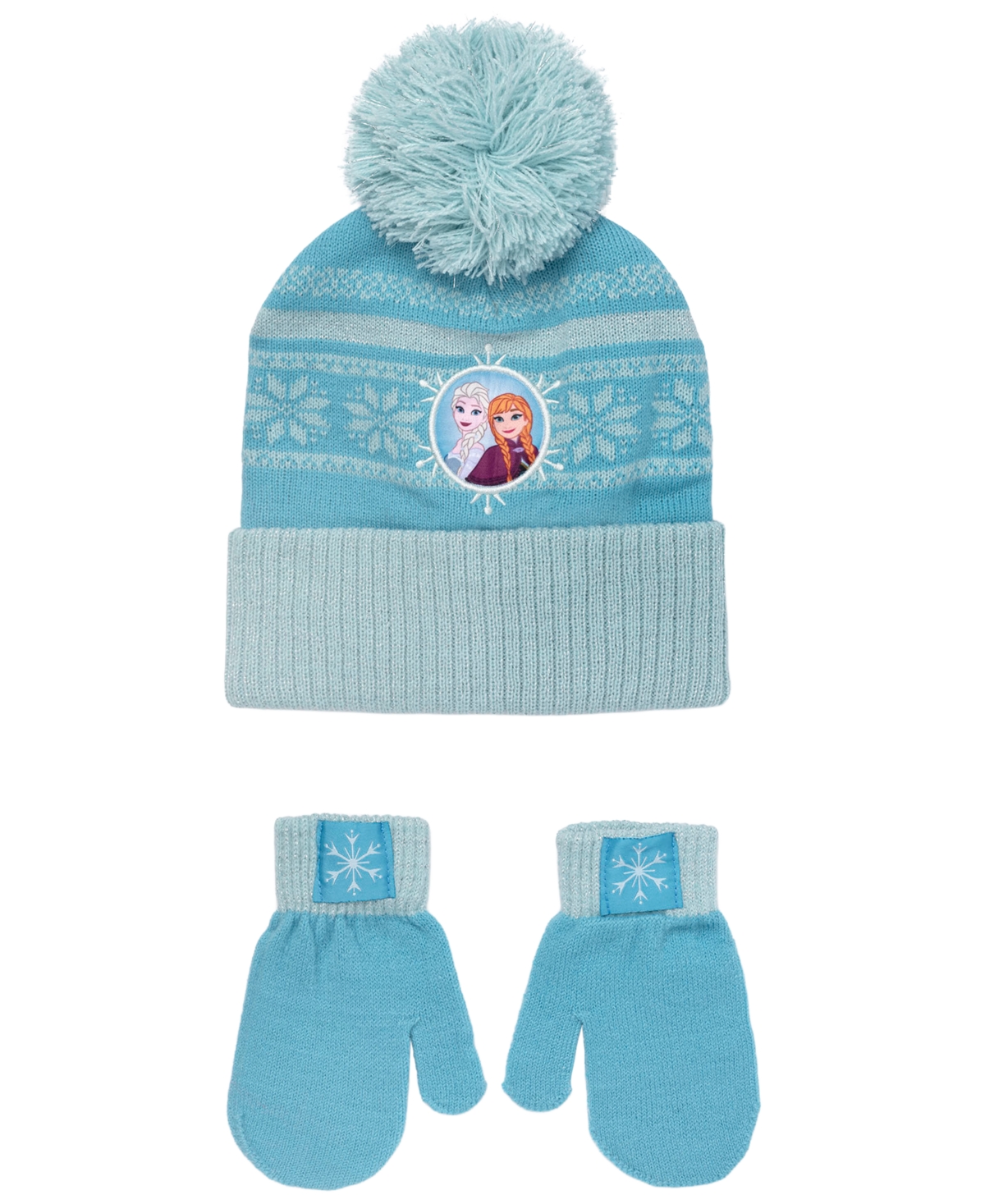 Click here for Frozen Toddler Girls Beanie Hat and Mitten  2-Piec... prices