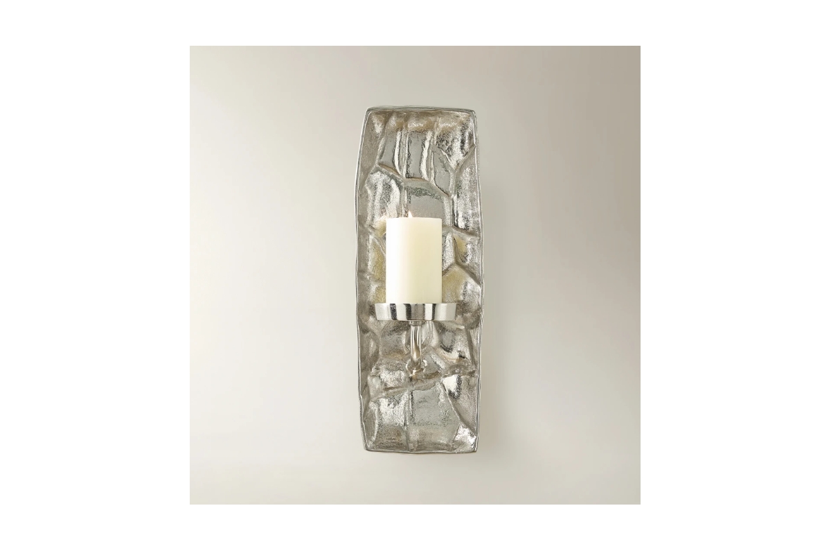 Click here for Z Gallerie Carved Wall Sconce - Silver prices