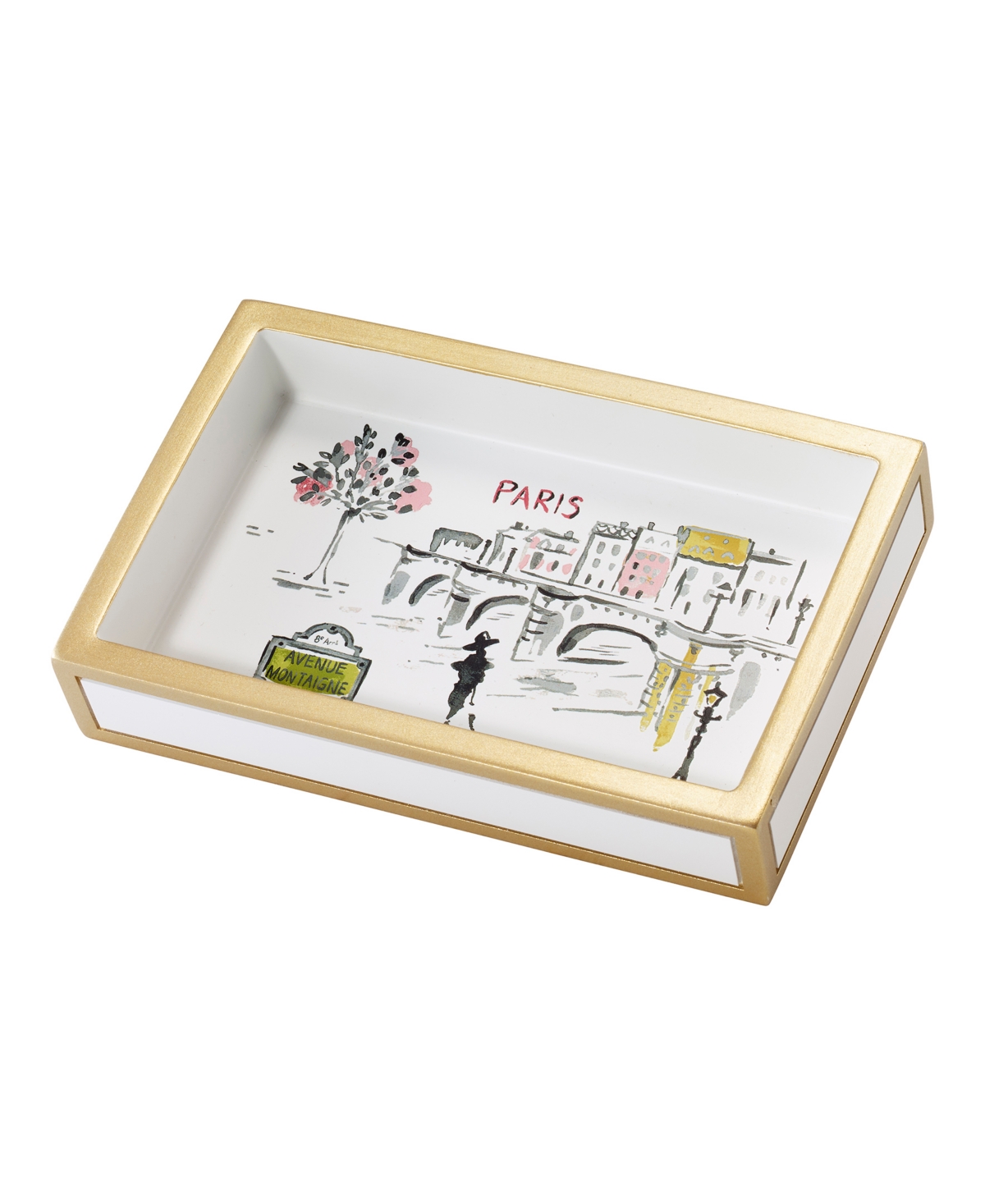 Click here for Nicole Miller City Girl 3.54 Soap Dish - White prices