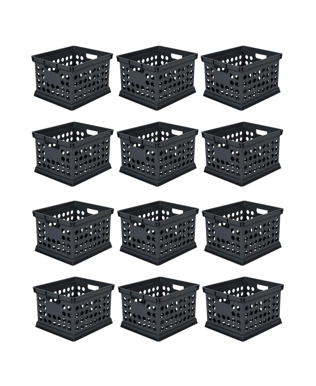 Click here for Sterilite Stackable Plastic Storage Open Crate Bin... prices