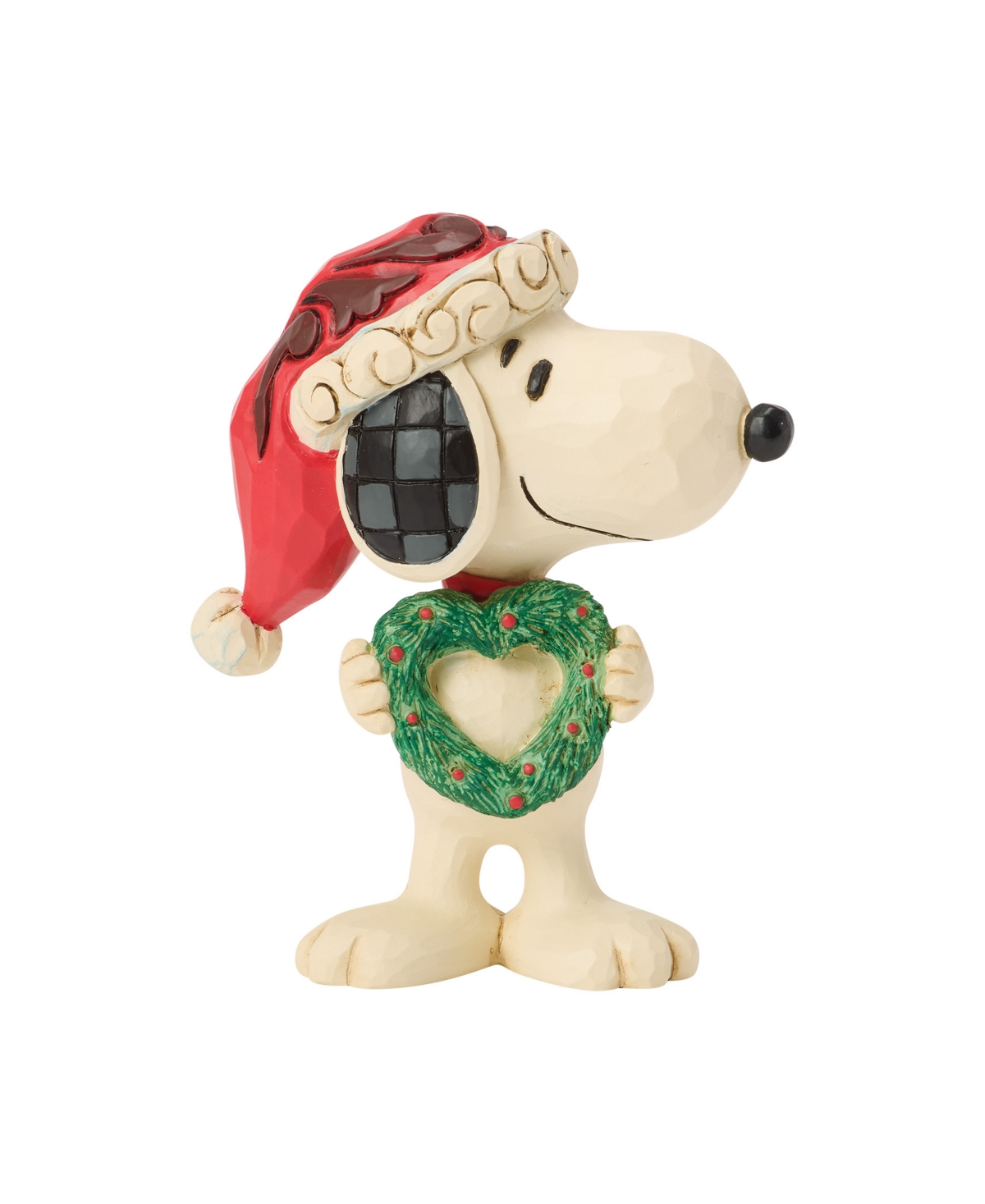 Click here for Jim Shore Peanuts Snoopy with Heart Wreath Figurin... prices