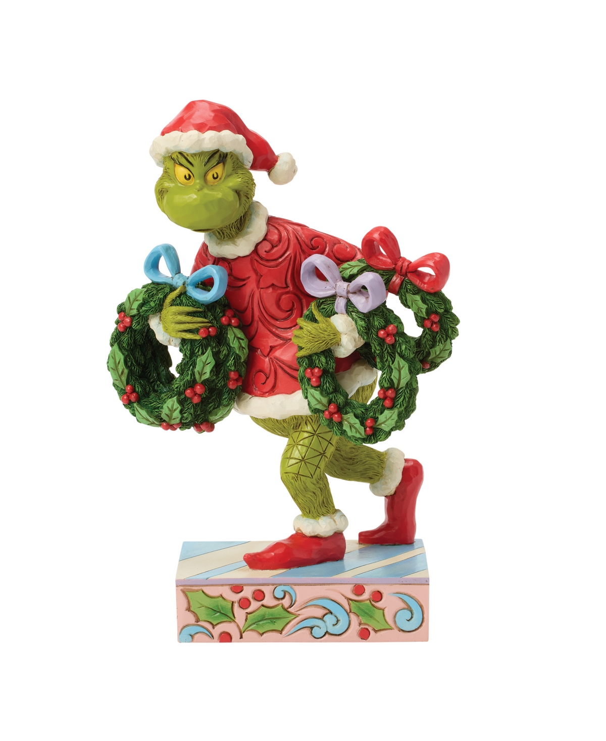 Click here for Jim Shore Dr. Seuss The Grinch with Multiple Wreat... prices