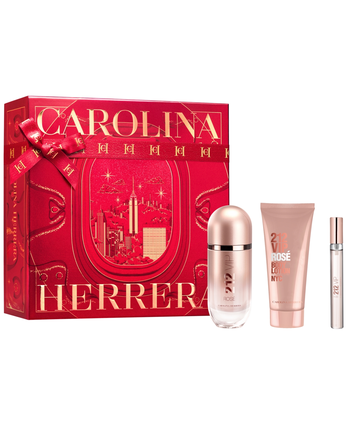 Click here for Carolina Herrera 3-Piece 212 Vip Rose Eau de Parfu... prices