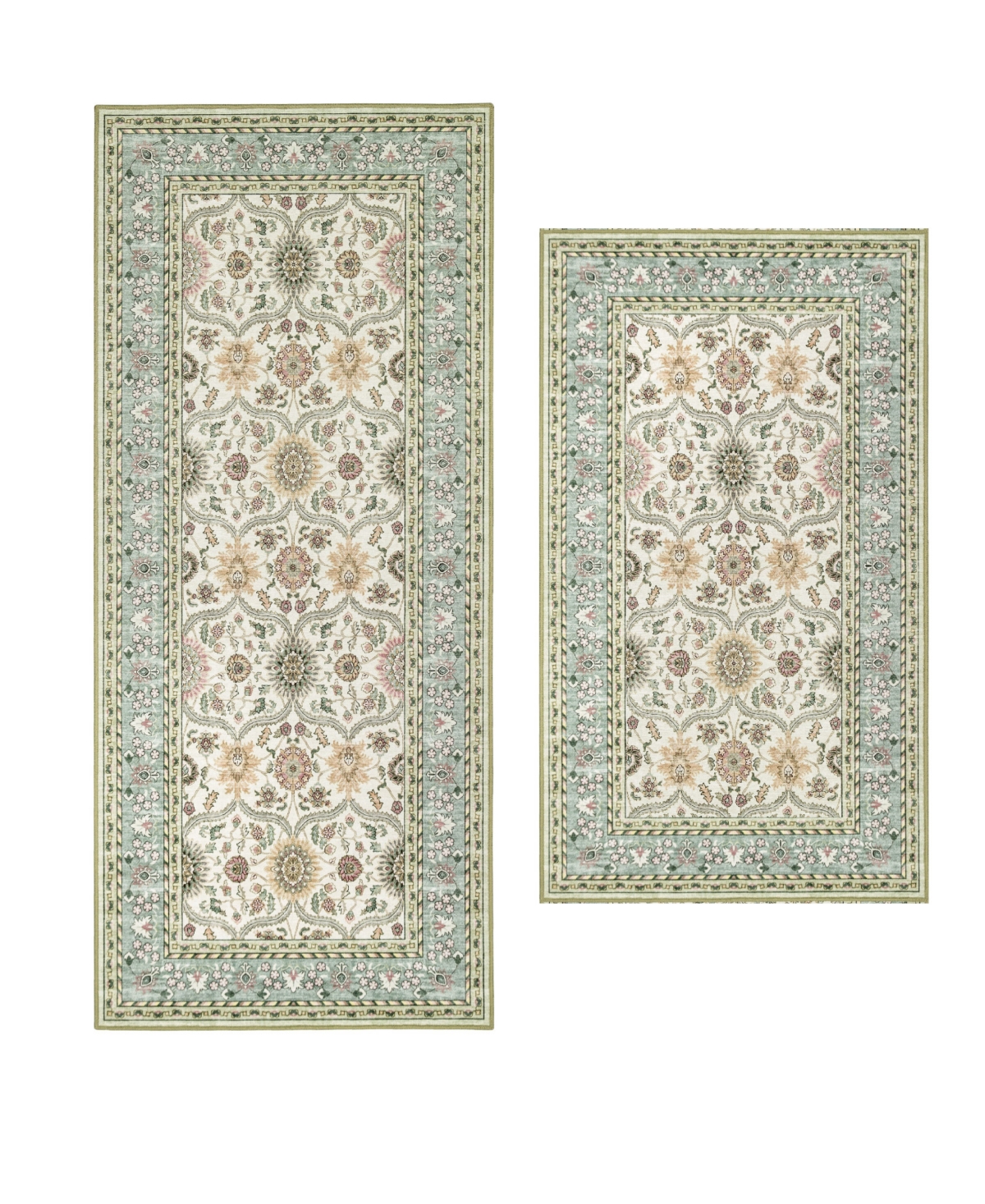 Click here for Laura Ashley Lambrook Floral 2-Piece Rug Set - Ivo... prices