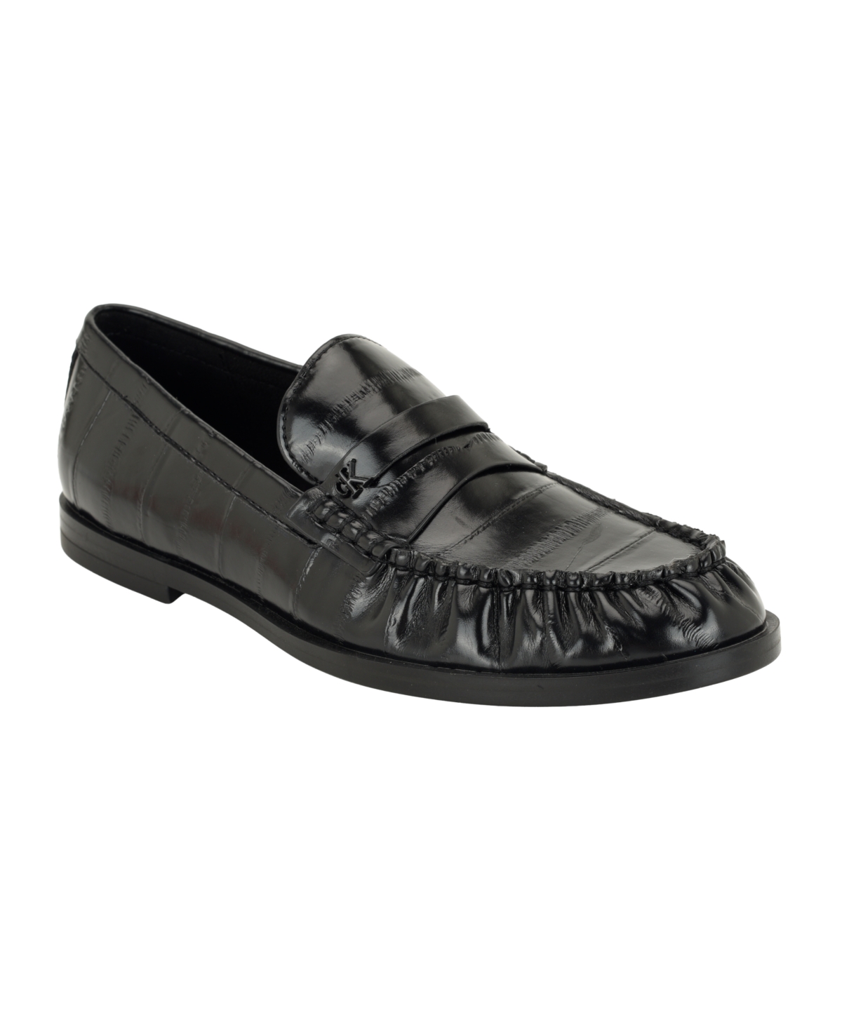 Click here for Calvin Klein Womens Maybell Penny Loafers - Black... prices