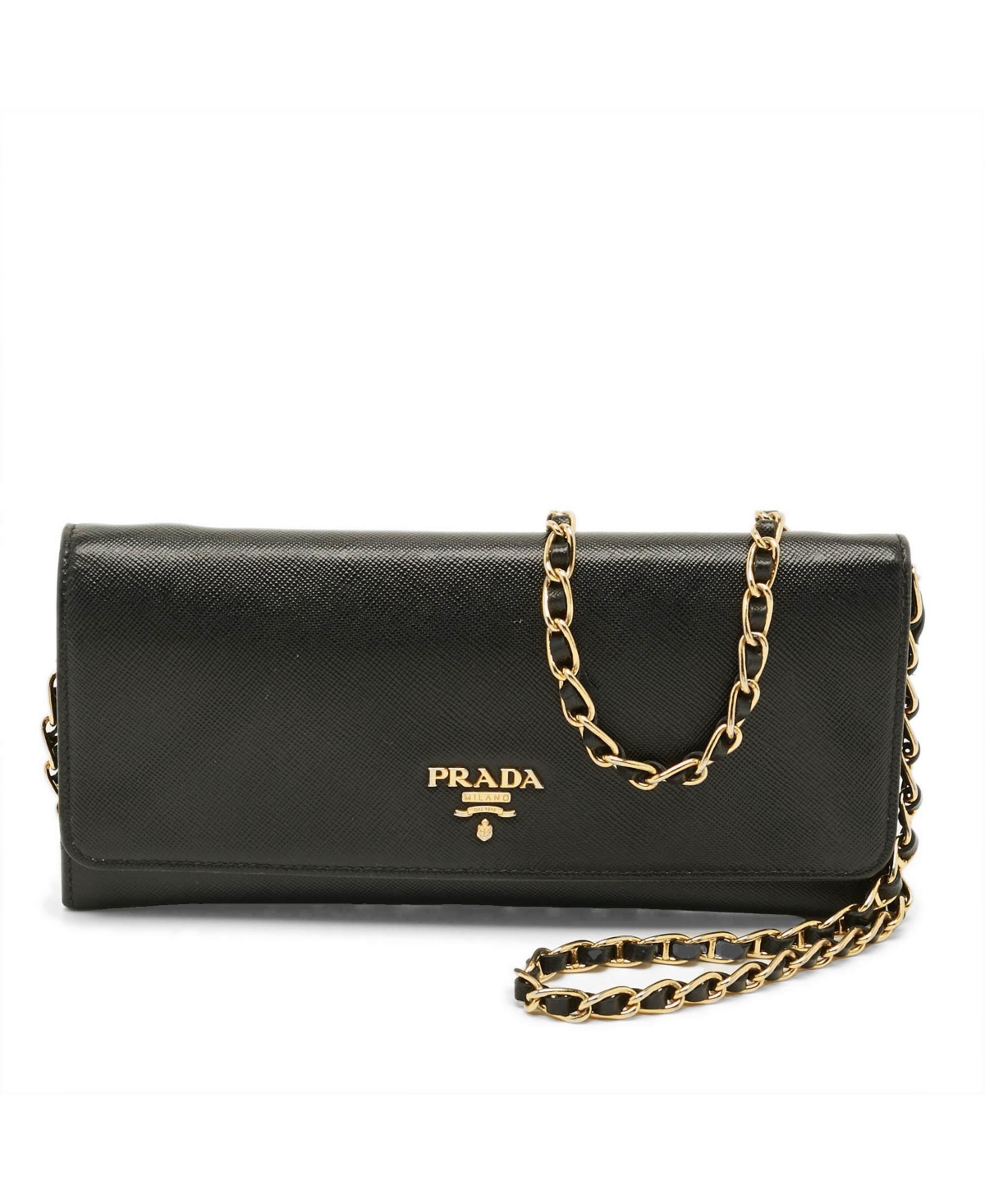 Click here for Pre-Owned Prada womens Leather Shoulder Bag - Blac... prices