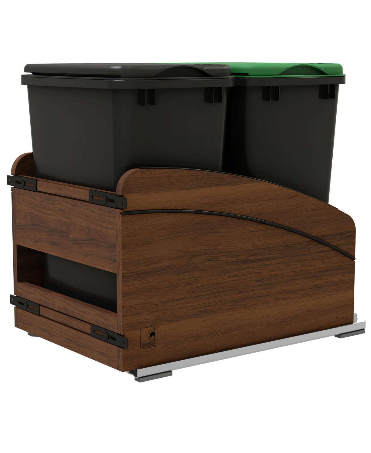 Click here for Rev-a-Shelf Walnut Double Pullout Waste Container... prices