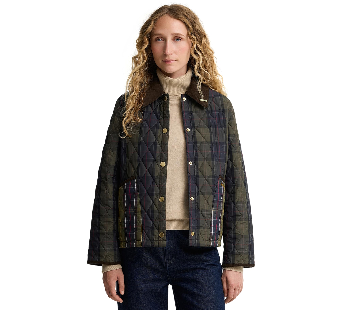 Click here for Barbour Womens Liddesdale Quilted Cropped Jacket -... prices