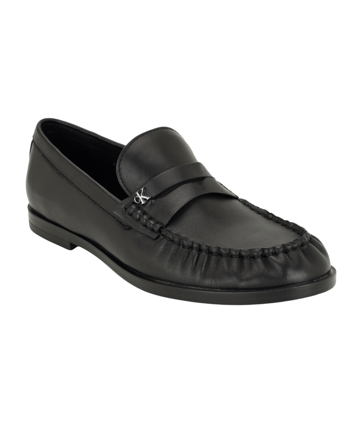 Click here for Calvin Klein Womens Maybell Penny Loafers - Black... prices