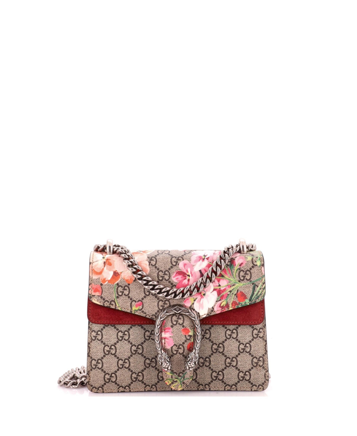 Click here for Pre-Owned Gucci Mini Dionysus Bag Blooms Print Gg... prices