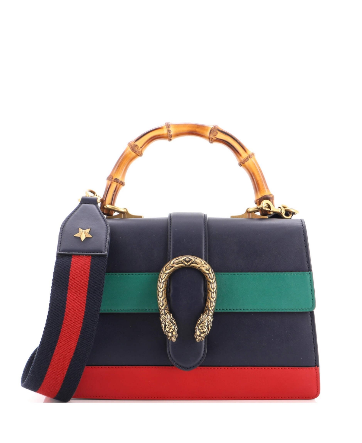 Click here for Pre-Owned Gucci Medium Dionysus Bamboo Top Handle... prices