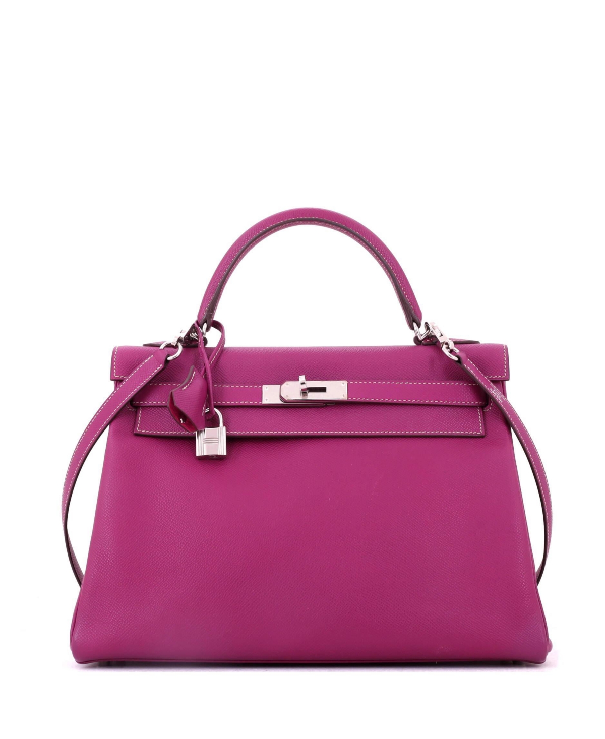 Click here for Pre-Owned Hermes Candy 32 Handbag Epsom - Pink prices