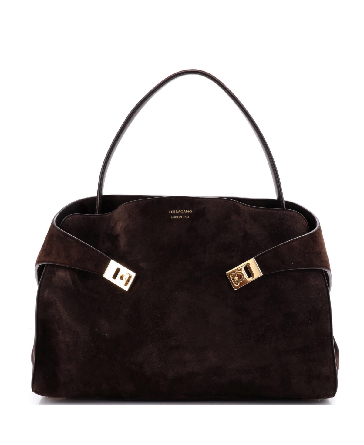 Click here for Pre-Owned Salvatore Ferragamo Large Hug Shoulder B... prices