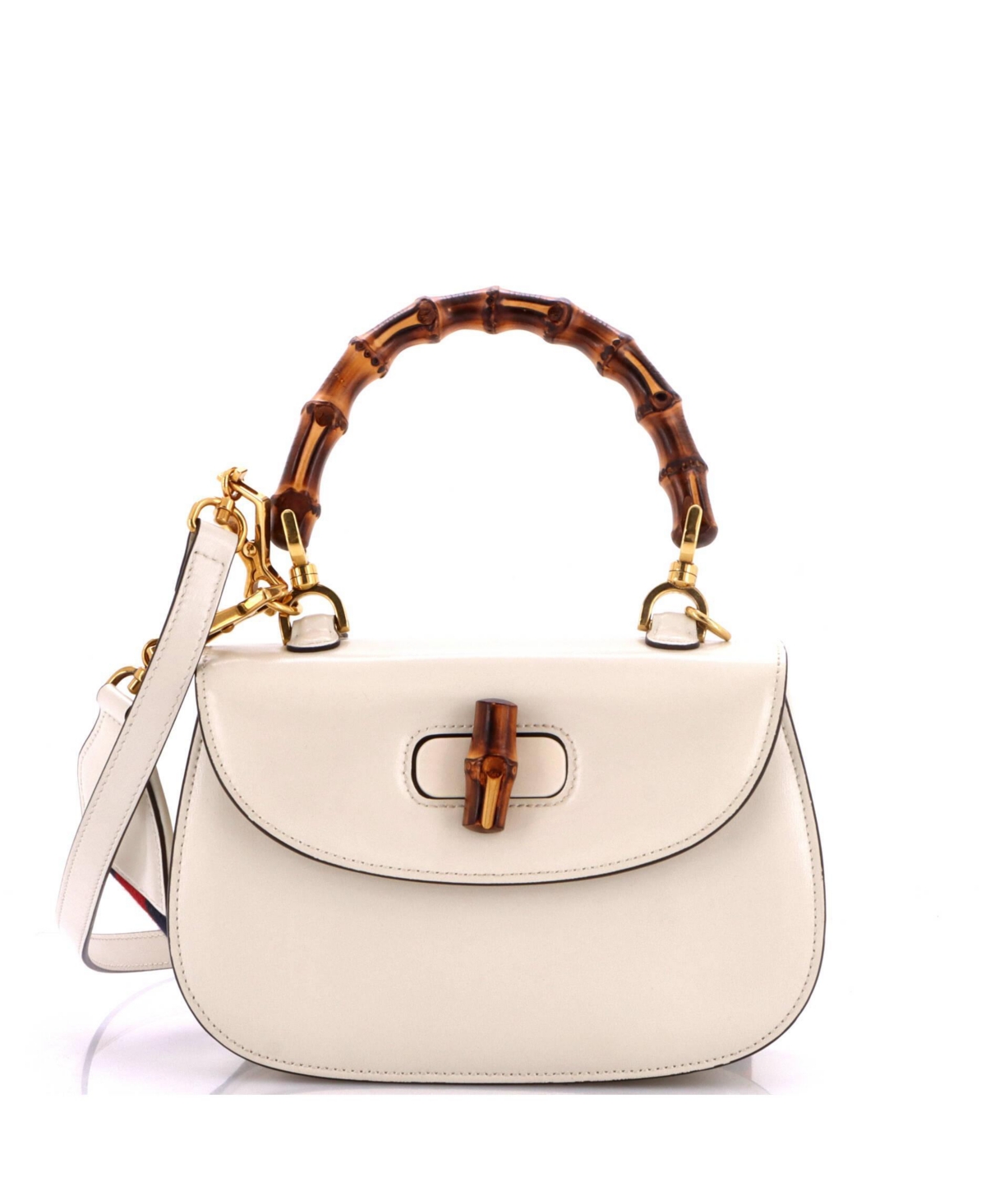 Click here for Pre-Owned Gucci Small Bamboo 1947 Top Handle Bag L... prices