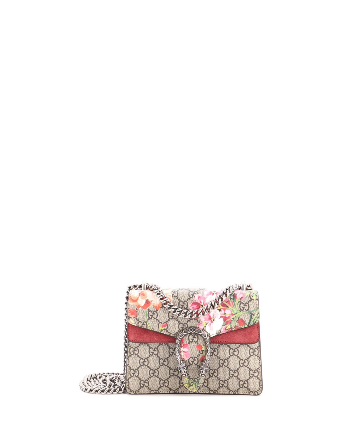 Click here for Pre-Owned Gucci Mini Dionysus Bag Blooms Print Gg... prices